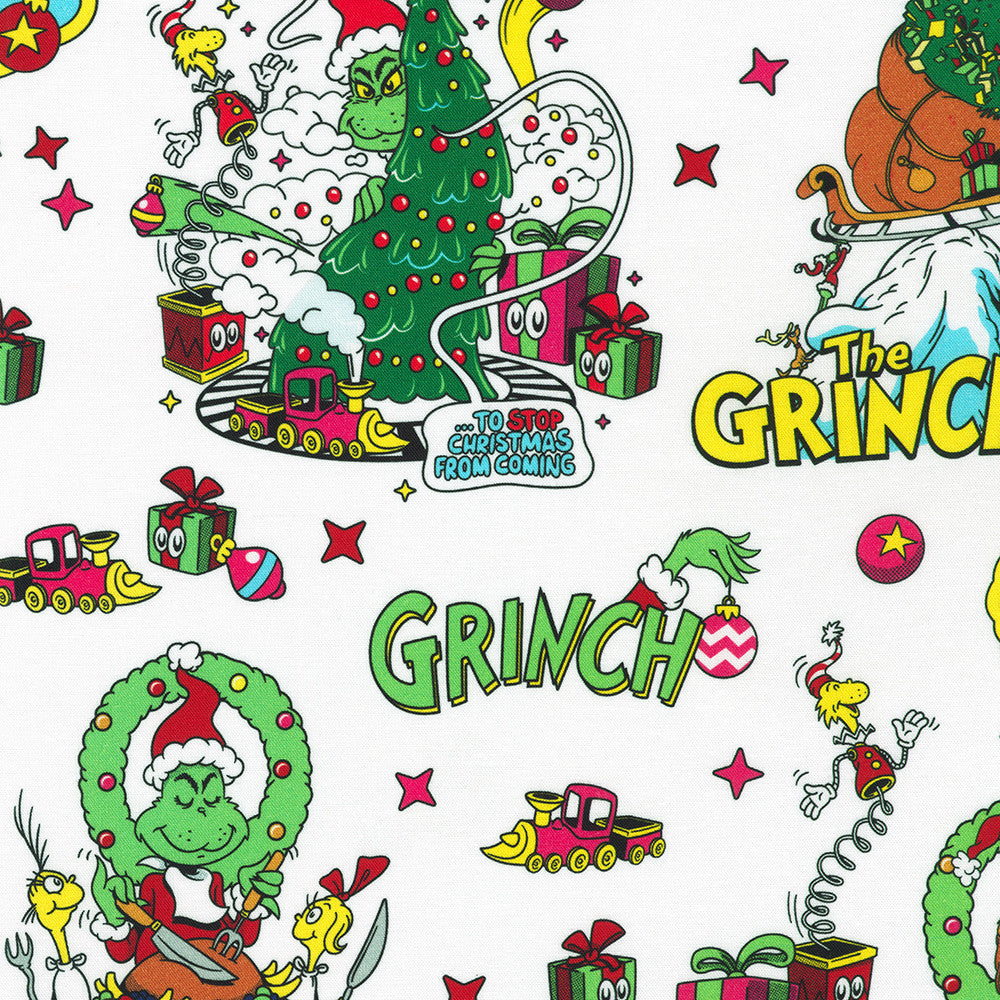 The Grinch | ADED-23101-1 | White – The Quilty Shop