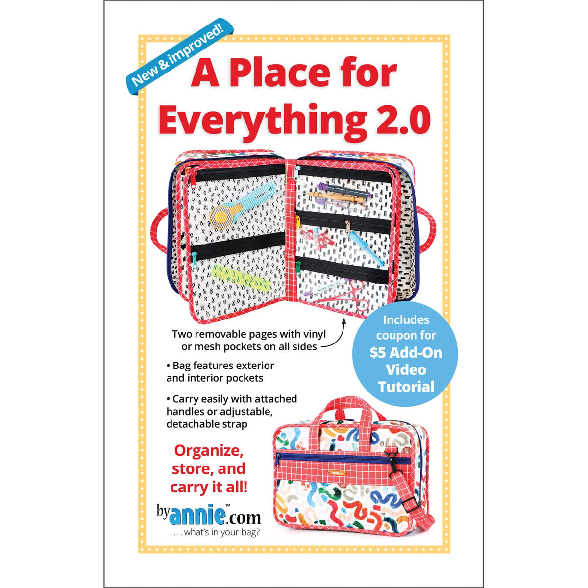 Bag Pattern | A Place for Everything 2.0 | ByAnnie – The Quilty Shop