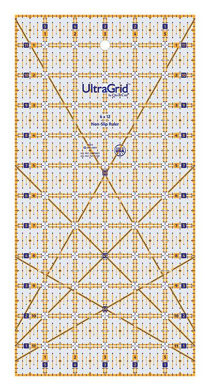 Ruler | UltraGrid Ruler 6" x 12" – The Quilty Shop