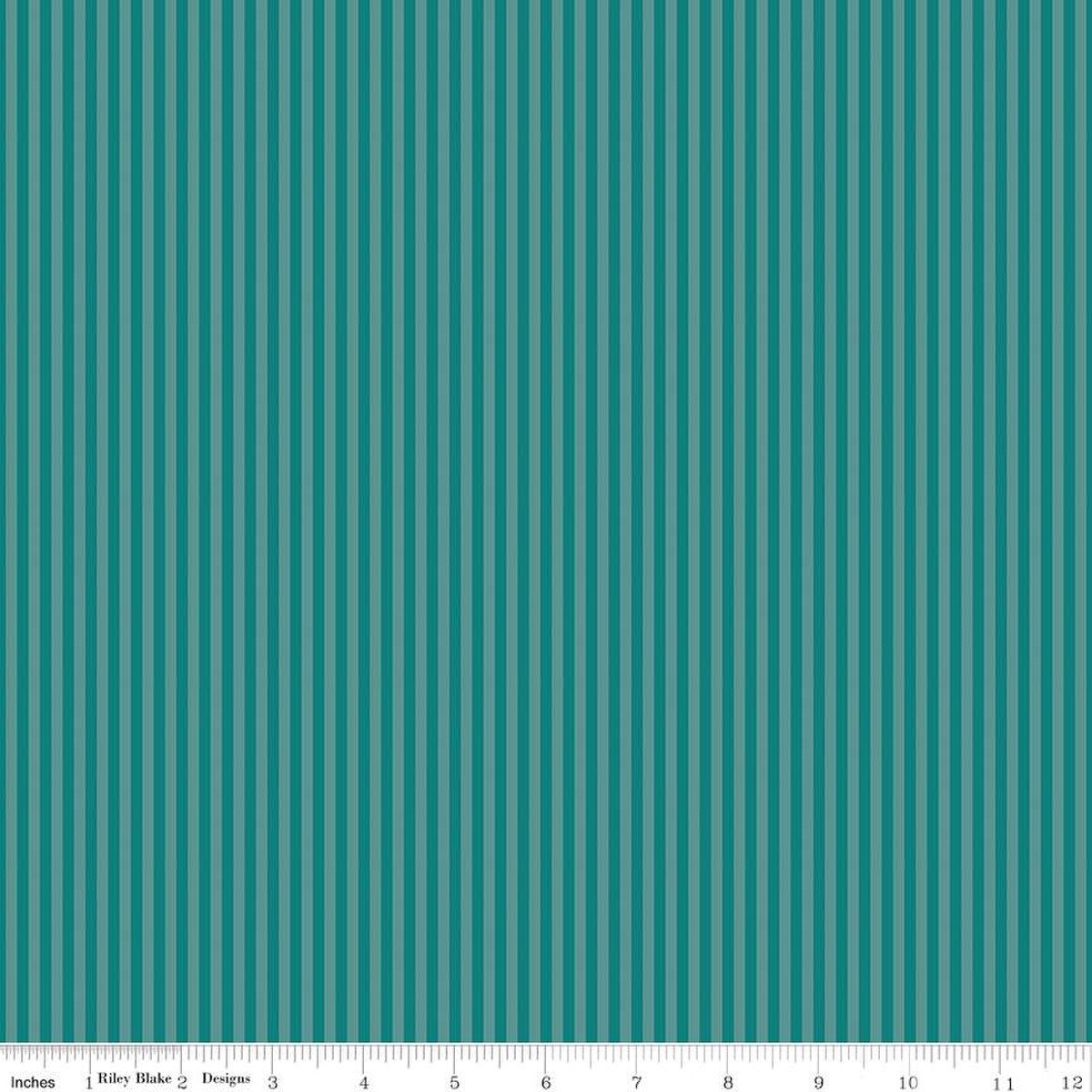 Tonal Stripes 1/8 Inch | C500 | Teal – The Quilty Shop