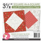 FPP | 3.5" Square-In-A-Square Foundation Paper | 42 Blocks – The Quilty ...