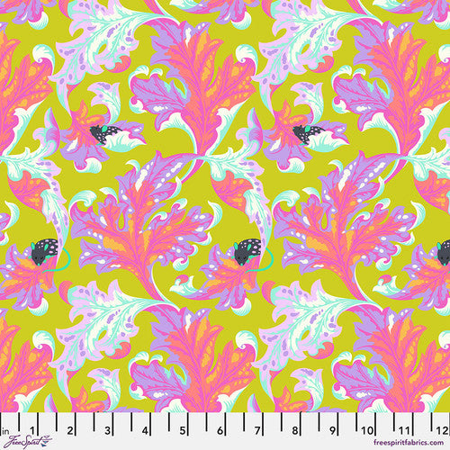 Tula Pink Tabby Road Deja'Vu Eek | PWTP093 | Electroberry – The Quilty Shop