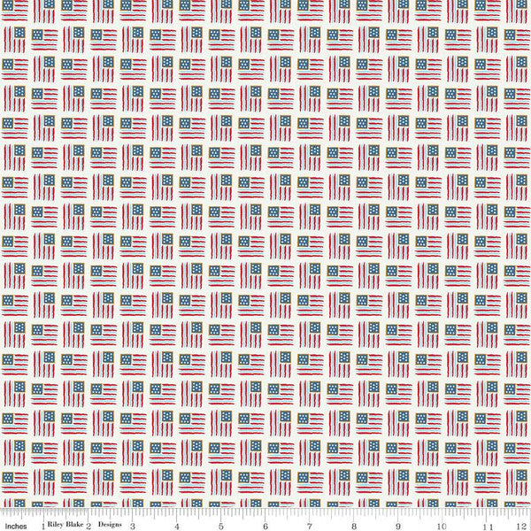 Sweet Freedom Flags | SC14416 | Sand Dollar Sparkle – The Quilty Shop