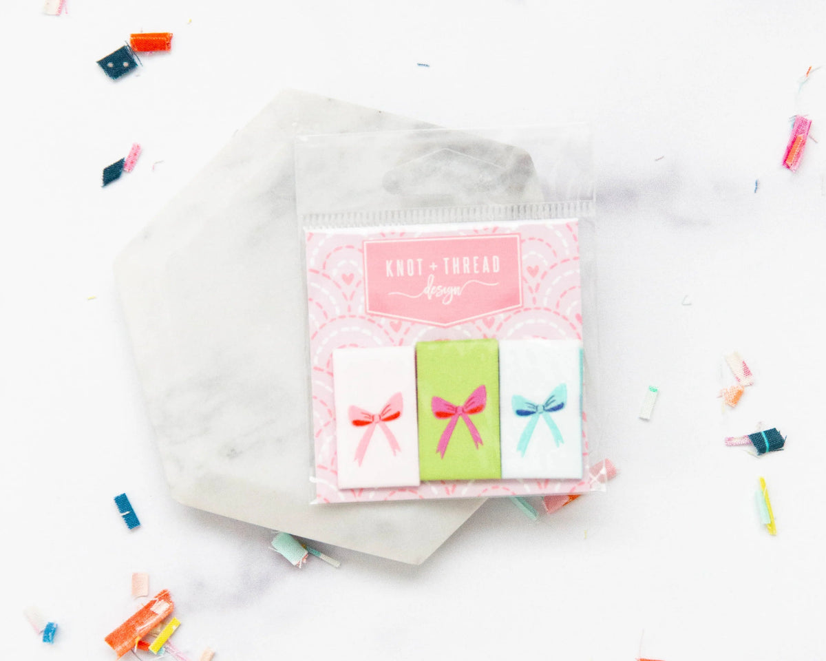 Labels | Bows 6 Pack | 3/4" – The Quilty Shop