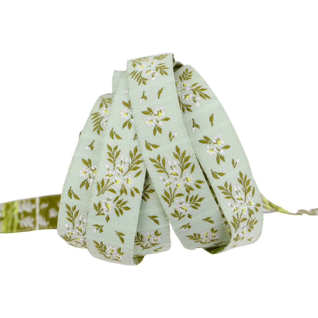 Ribbon | Tula Pink True Colors 2025 | What a Ditz | Spearmint | 5/8 ...